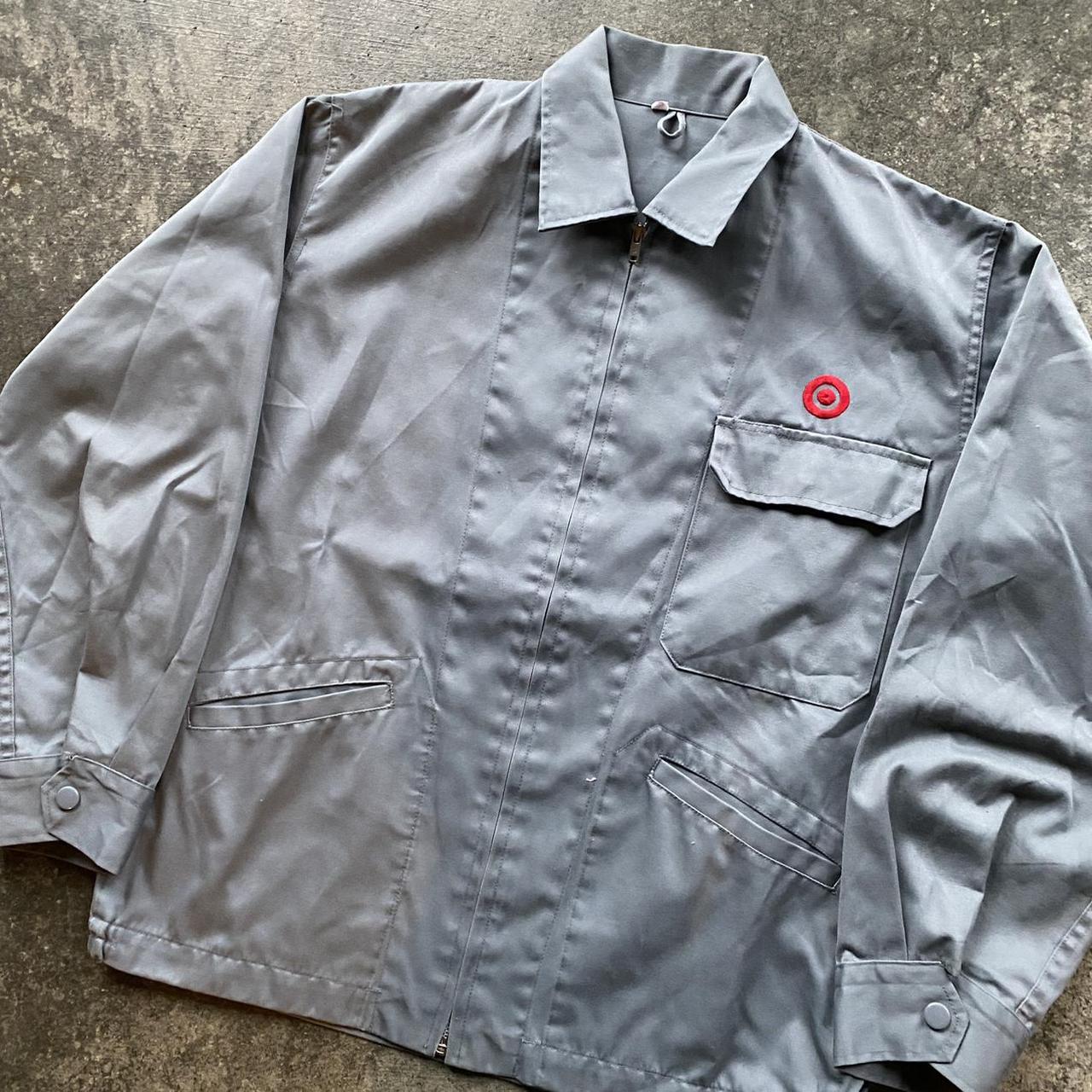 Vintage 90s Target Zip Up Trucker Jacket Men’s size... - Depop