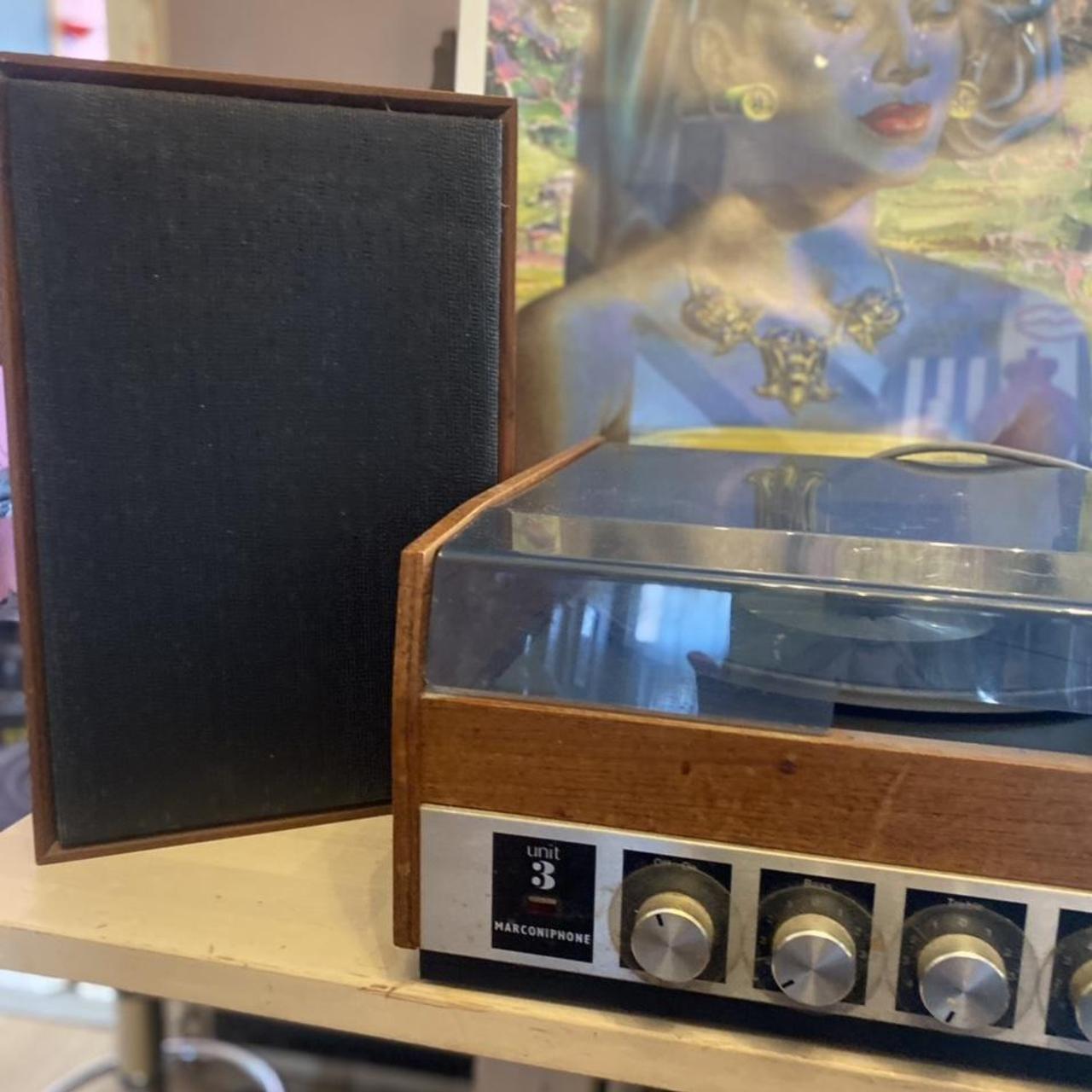Original Marconiphone record player,full working... - Depop