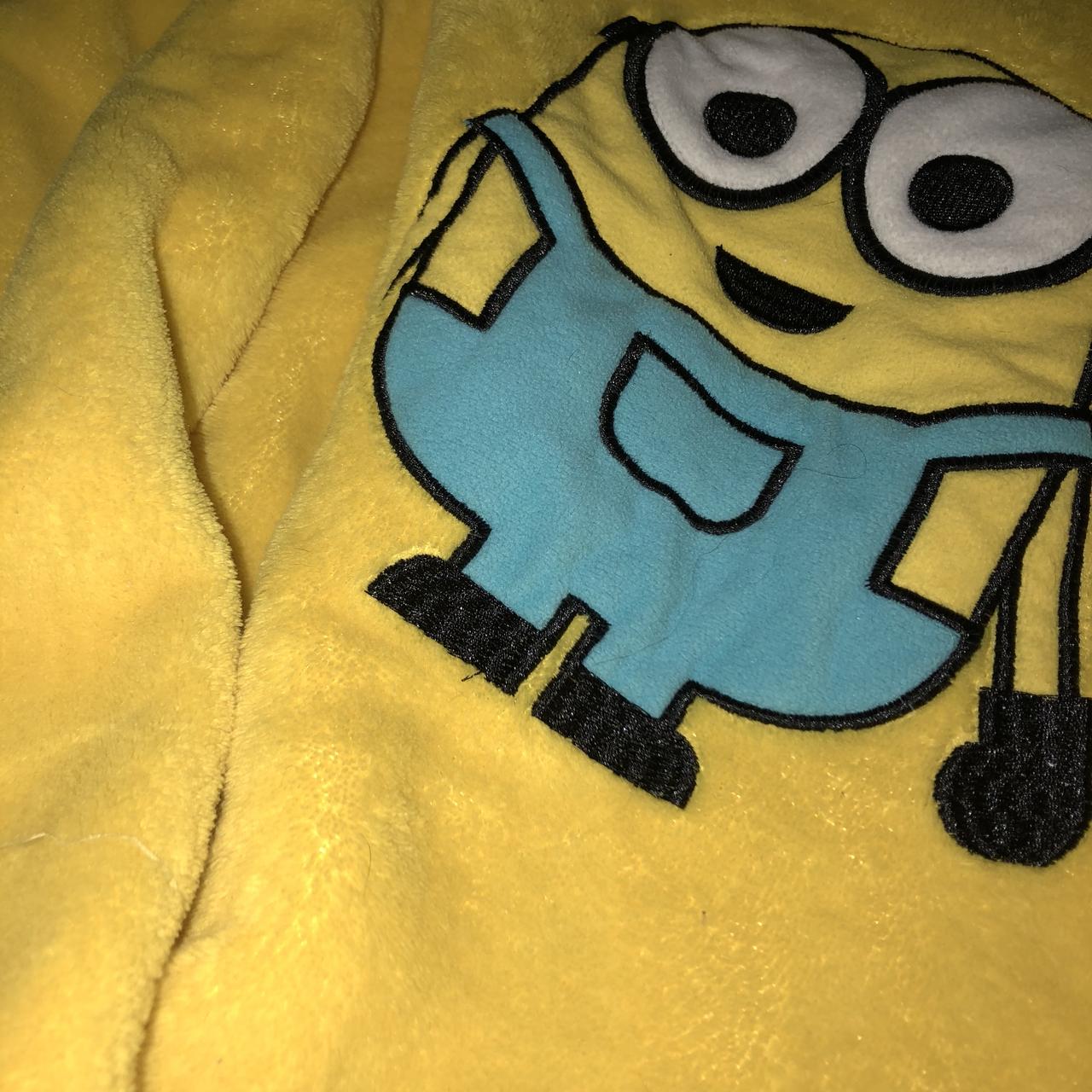 fluffy disney minion pyjamas keeps you nice a warm... - Depop