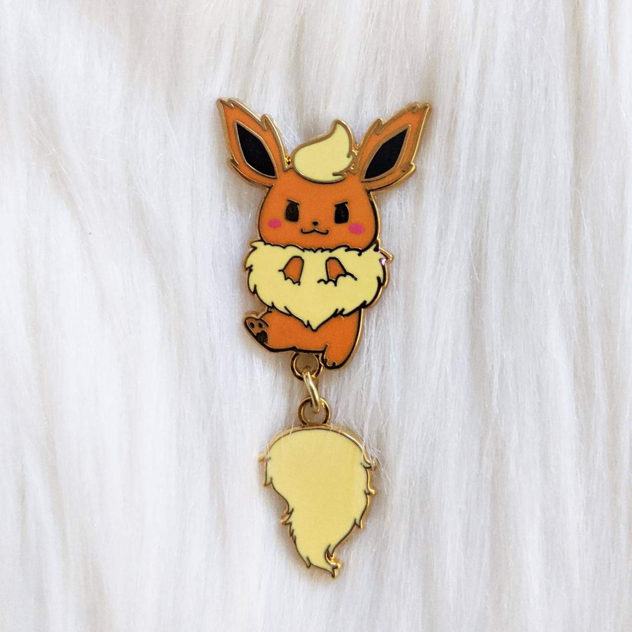 Flareon: 32.69mm x 19.30mm Hard Enamel Pin ... - Depop