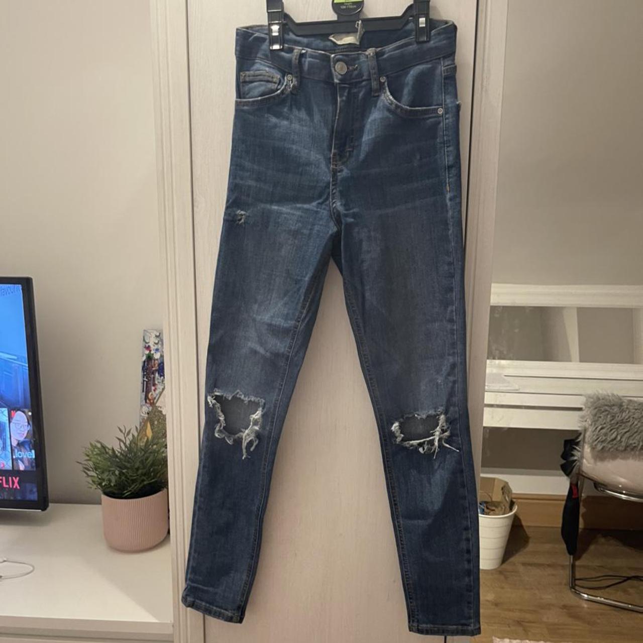 Blue ripped skinny Joni jeans Very good condition... - Depop