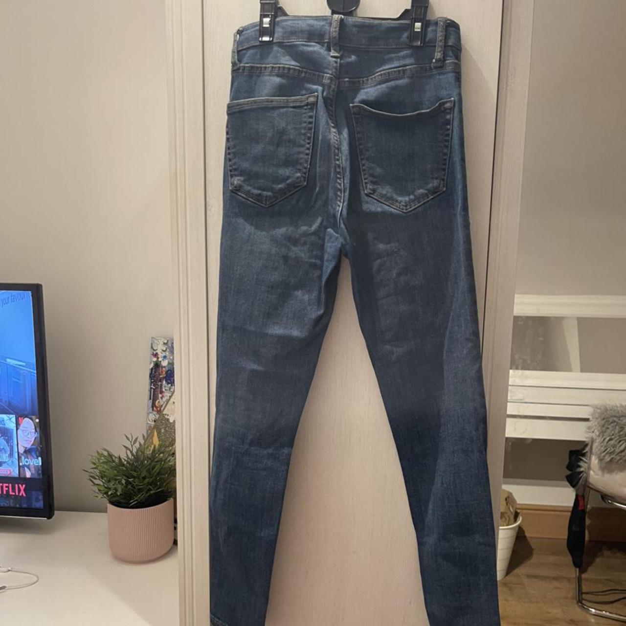 Blue ripped skinny Joni jeans Very good condition... - Depop