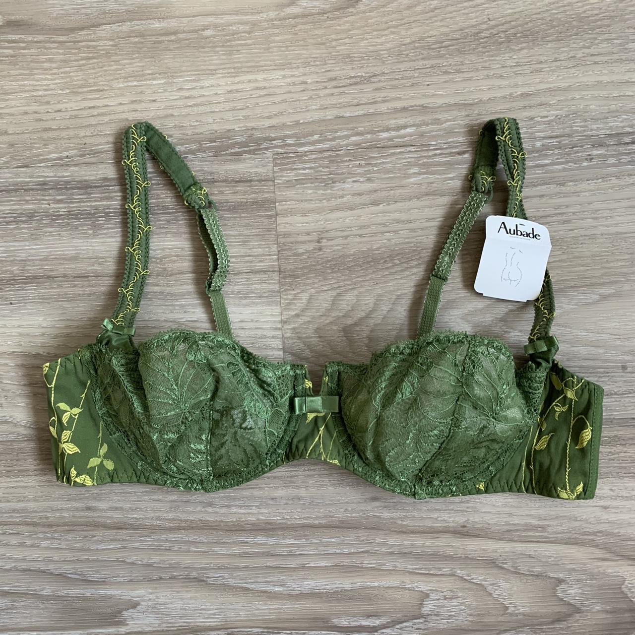 A half cup balconette bra from Aubade. It combines... - Depop