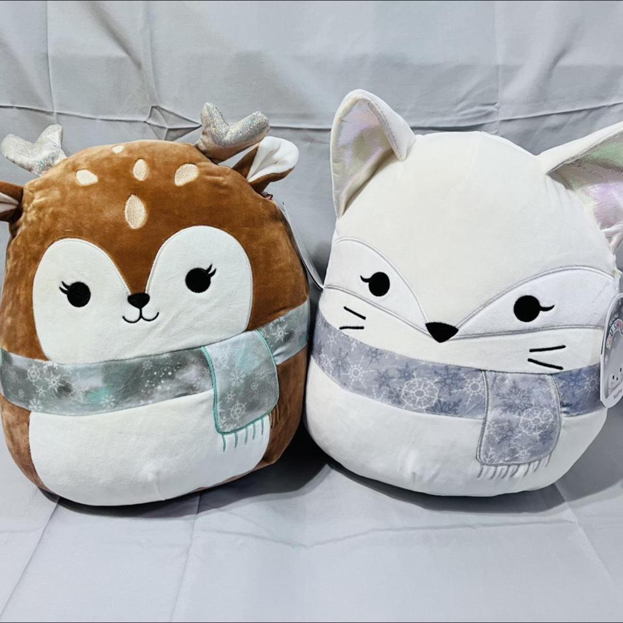 Squishmallow Dawn The Fawn Deer & Nadine The Winter... - Depop