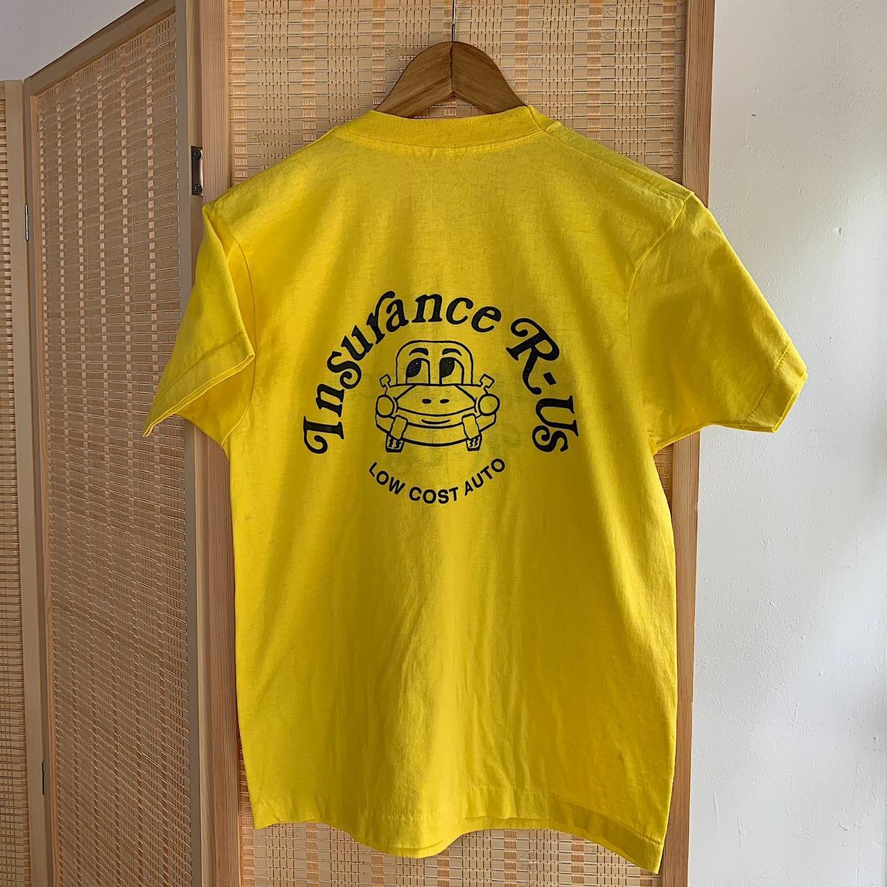 Vintage 70s Insurance R Us Low cost auto double... - Depop