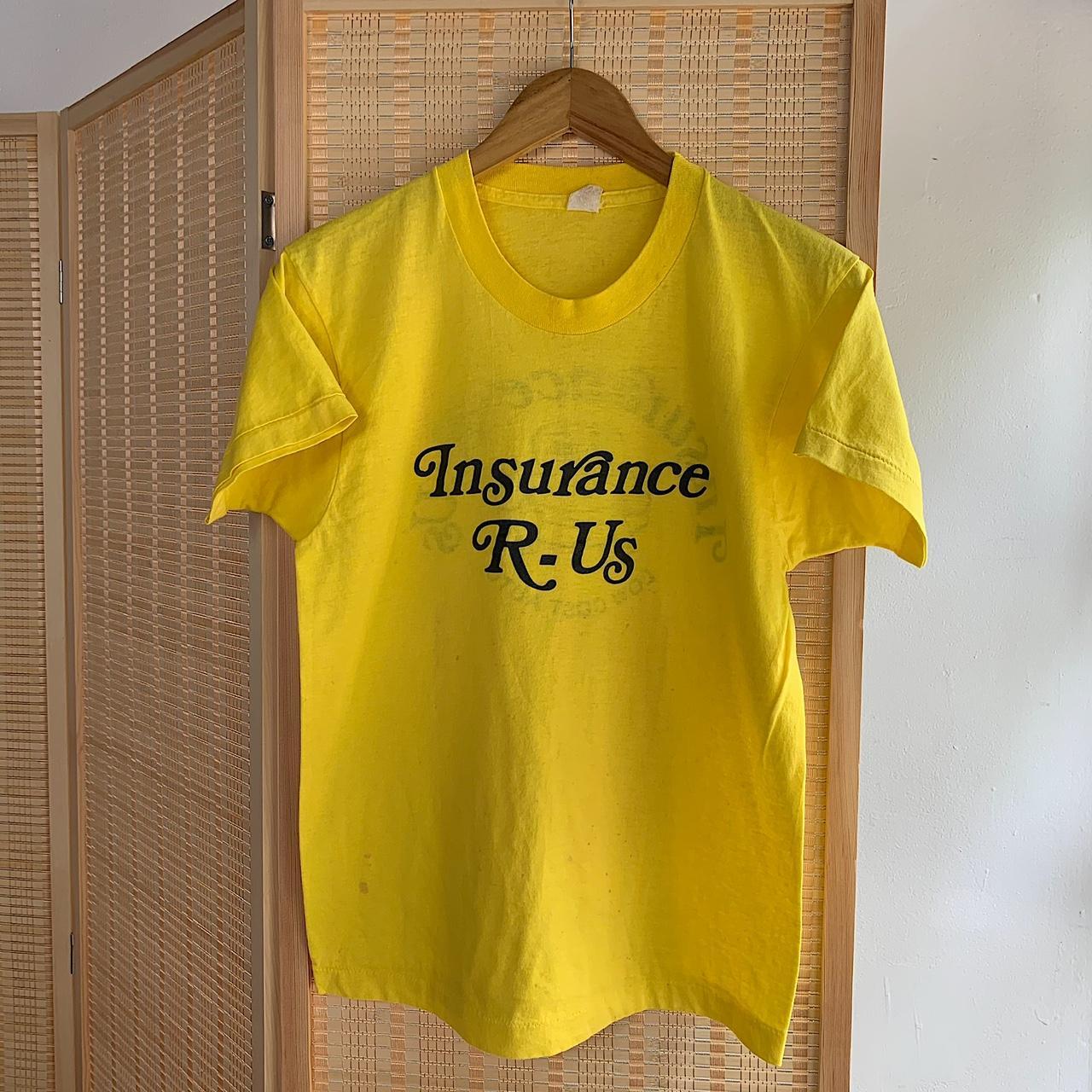 Vintage 70s Insurance R Us Low cost auto double... - Depop