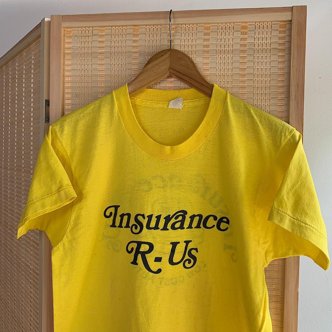 Vintage 70s Insurance R Us Low cost auto double... - Depop