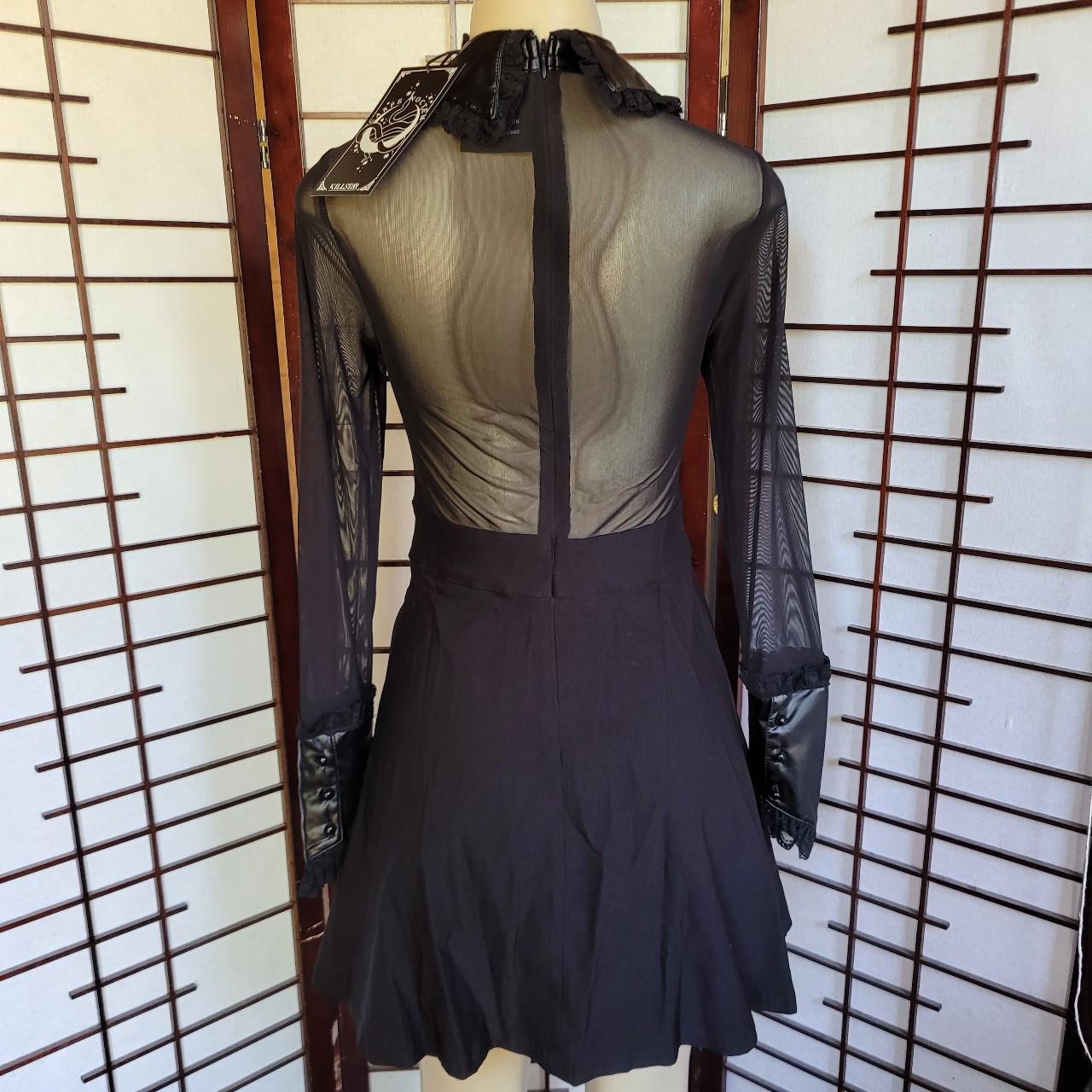 Cemetery Drive' mesh dress; conjured using a luxe... - Depop