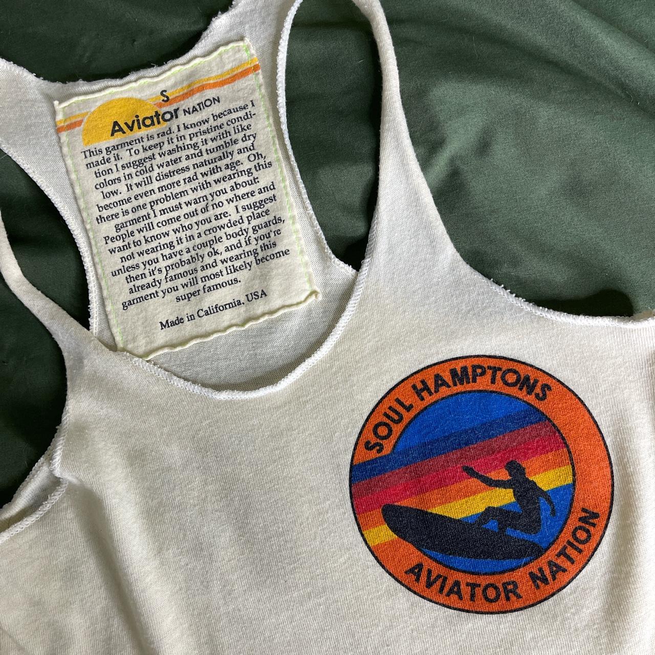 Aviator Nation tank top No signs of wear Size small - Depop