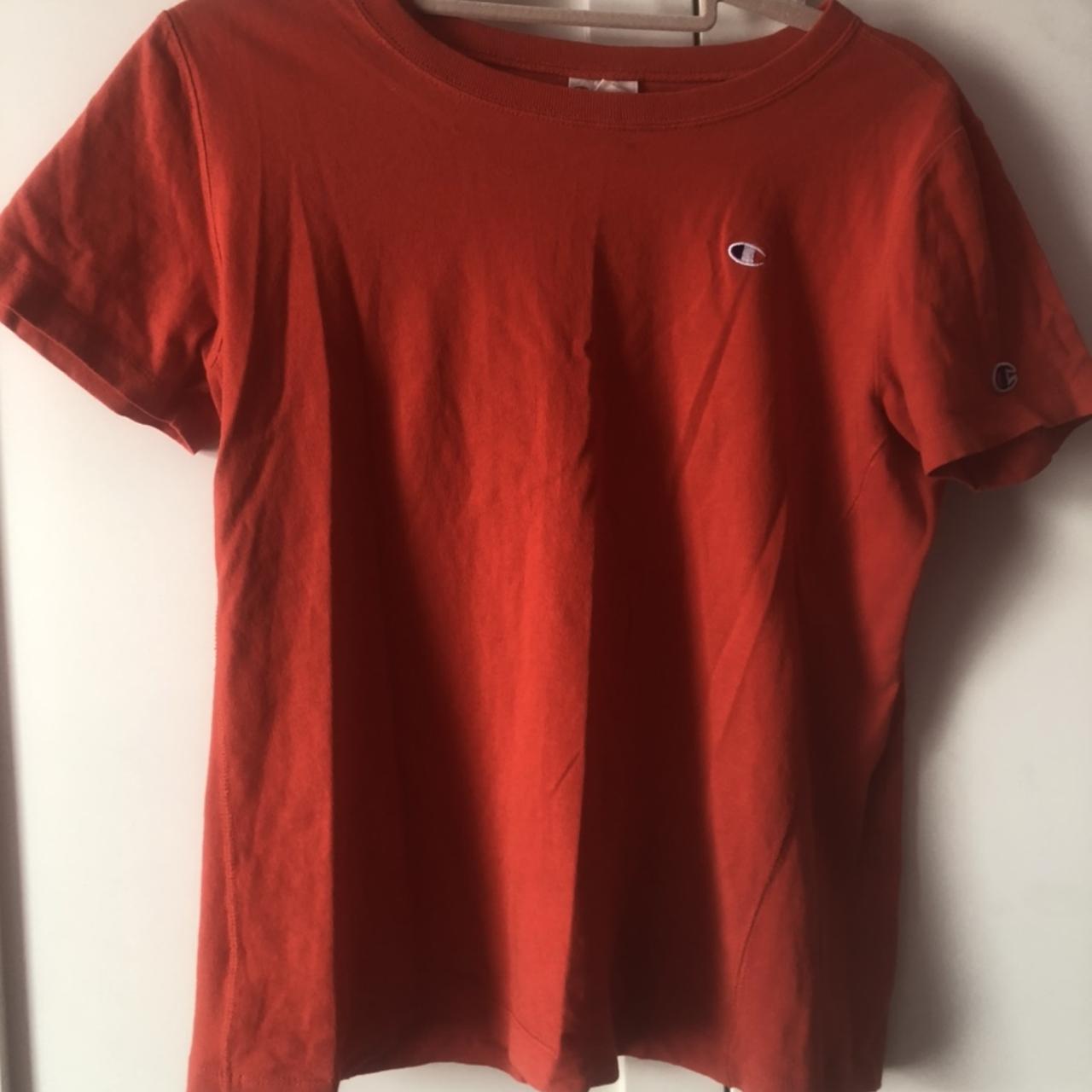 Champion Men's Red Shirt | Depop