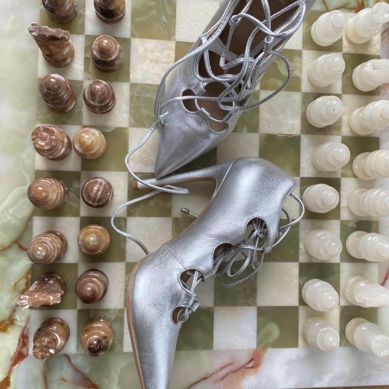 Women's Silver Courts | Depop