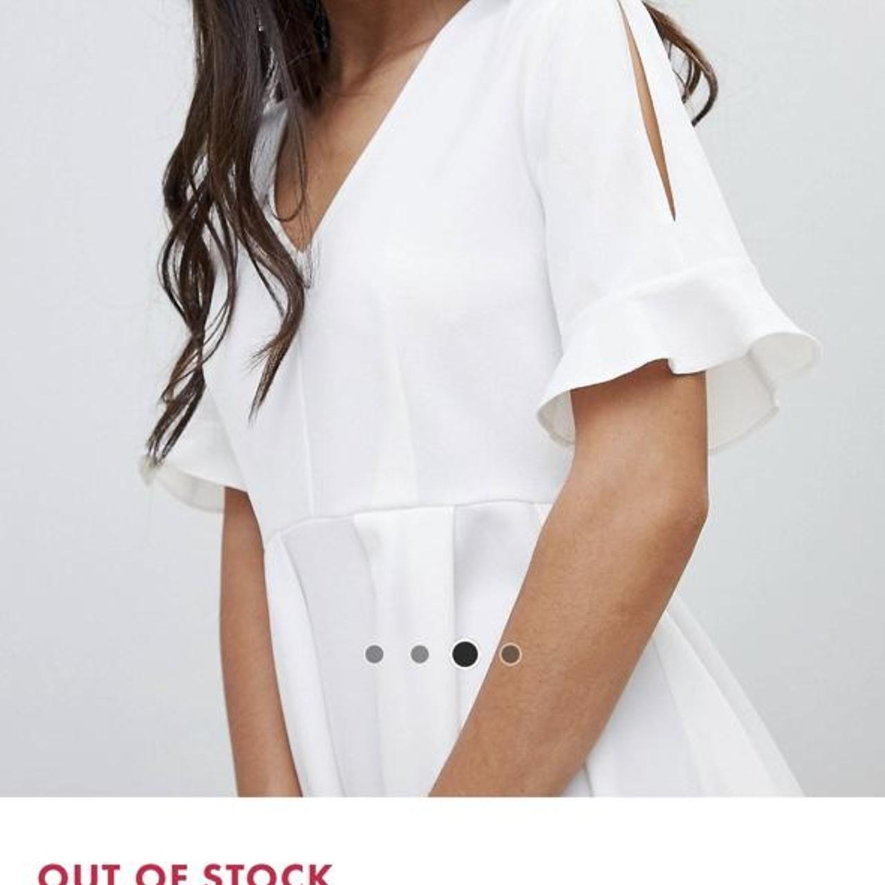 ASOS white dress. It’s in very good condition and... - Depop