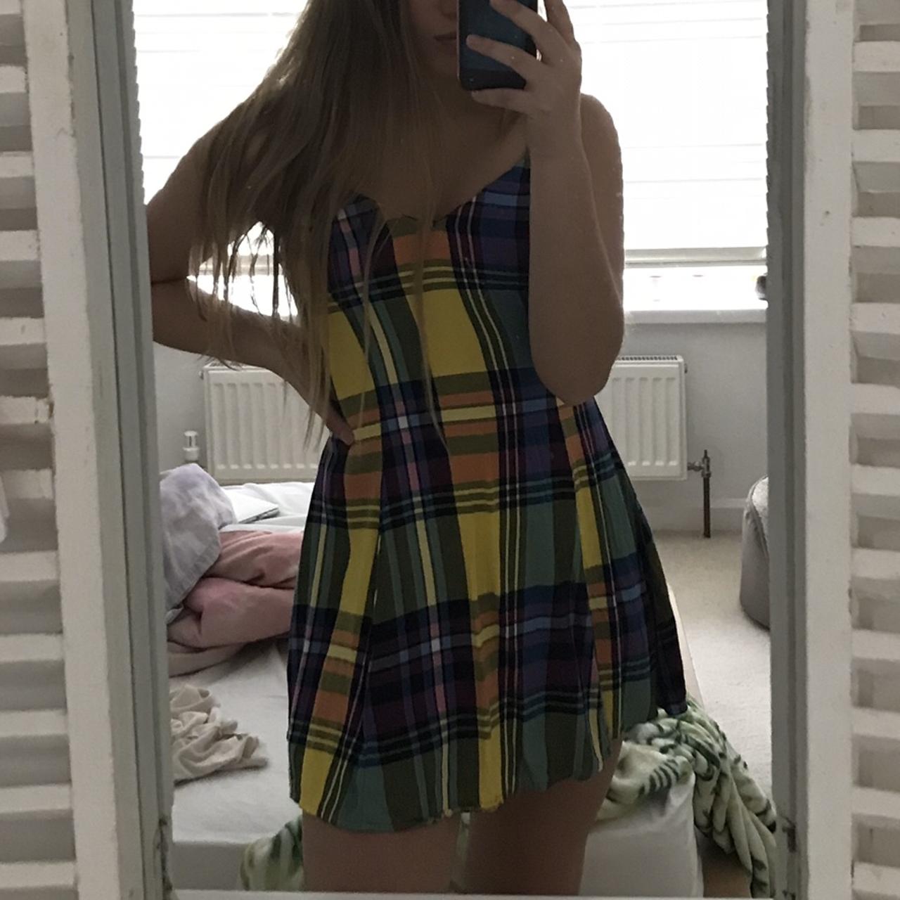 Sick urban renewal (vintage) dress with a zip down... | Depop