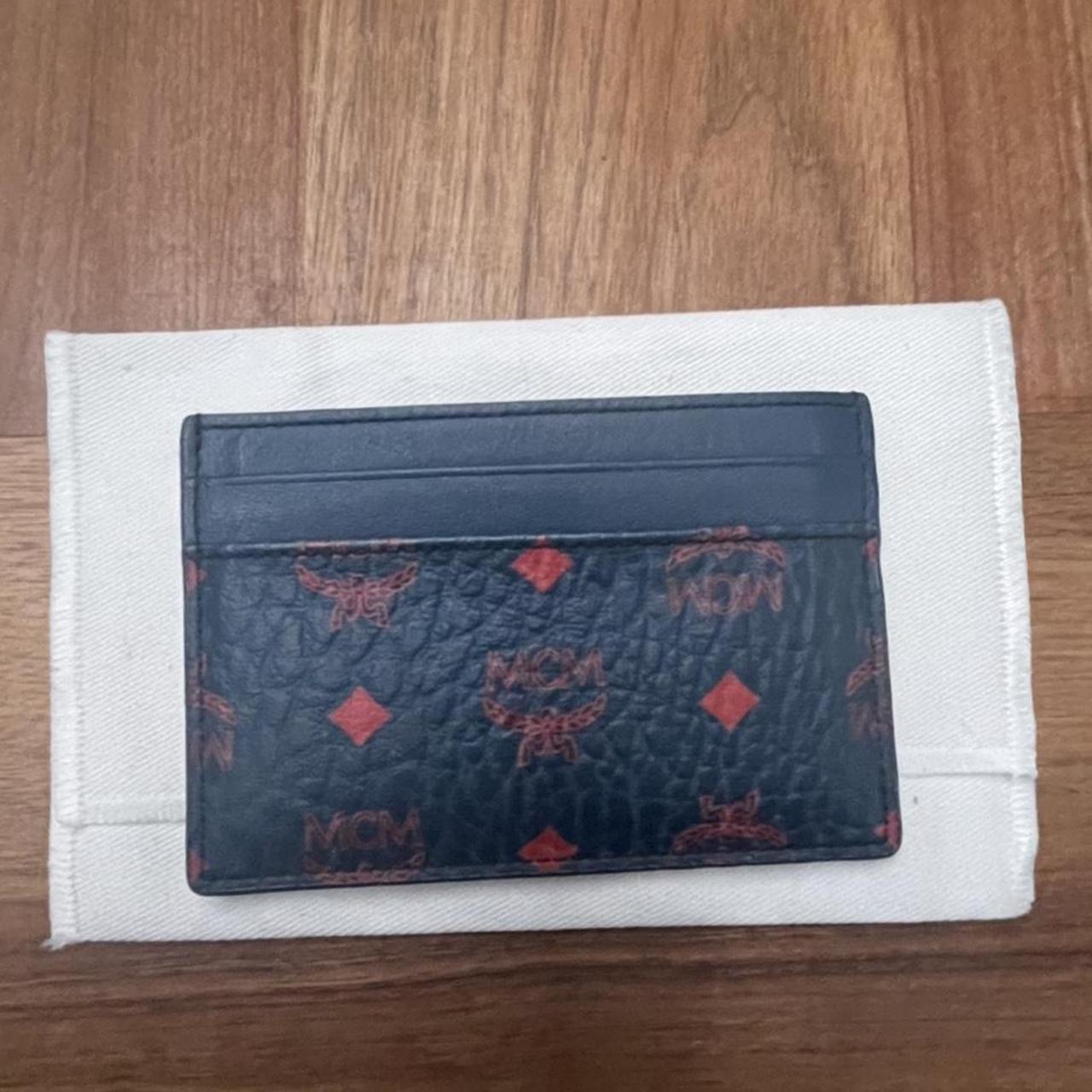 MCM Men's Blue and Red Wallet-purses | Depop