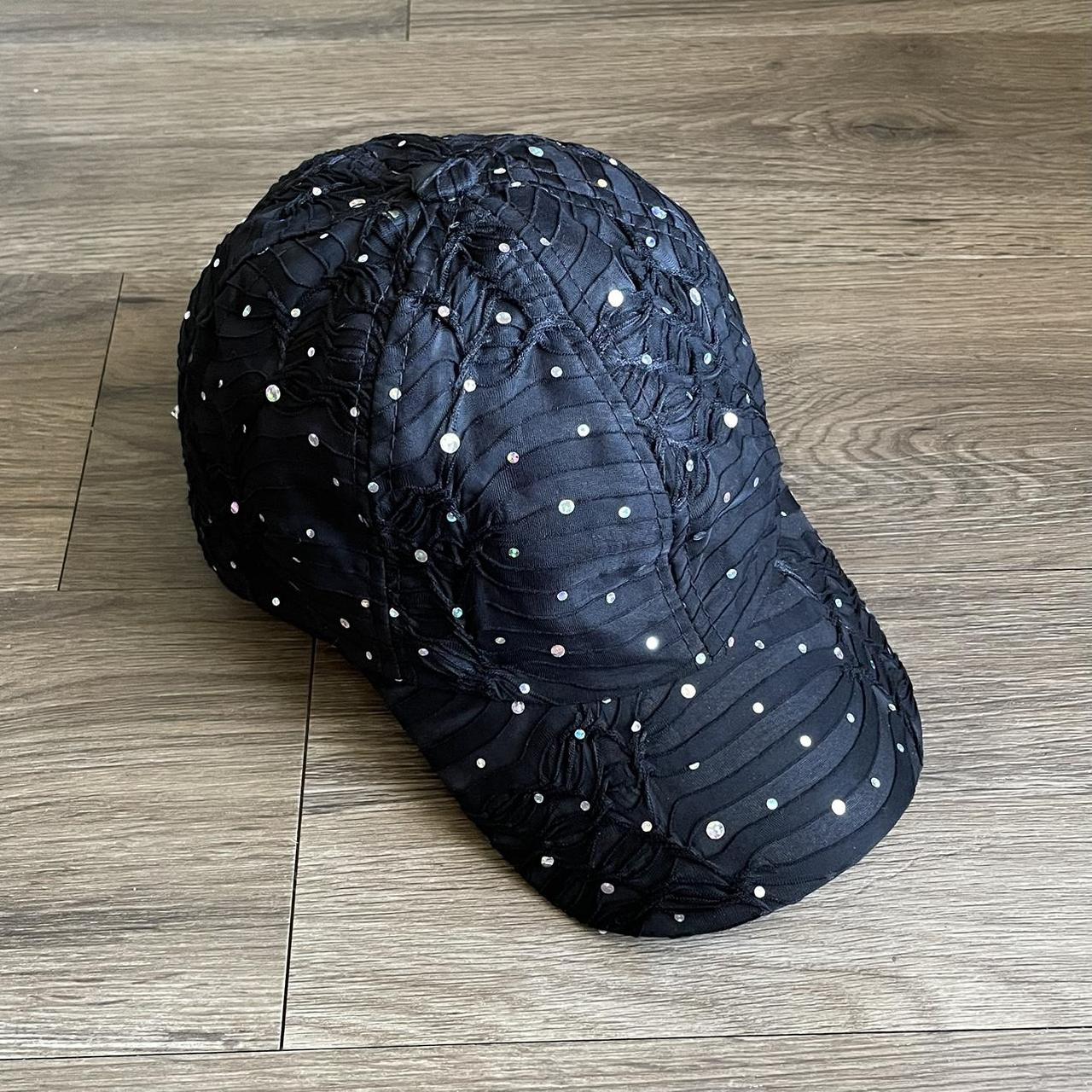 Cyber Y2k Cap/Rhinestone Hat ***READ BIO BEFORE... - Depop