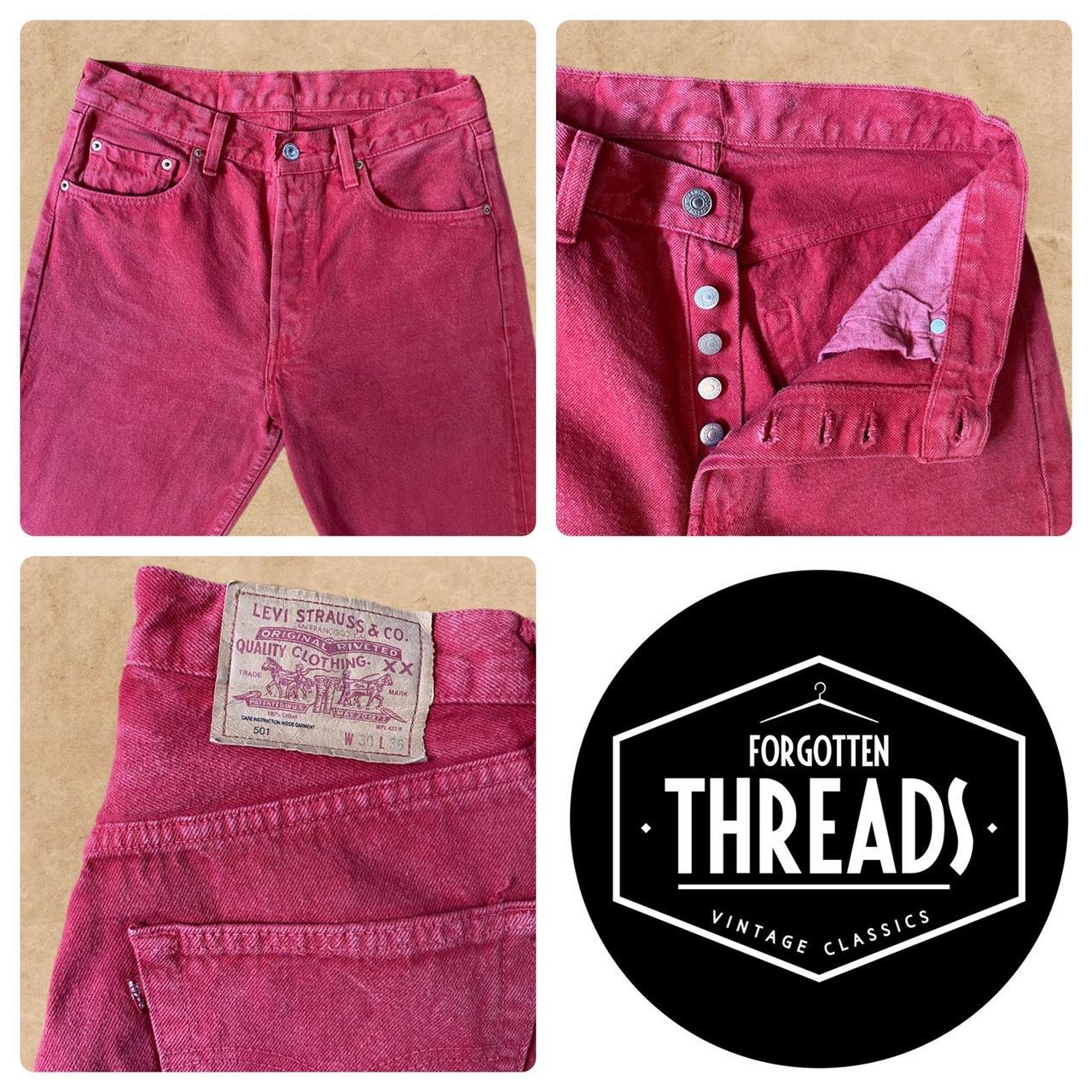 Levi's Men's Red Jeans | Depop