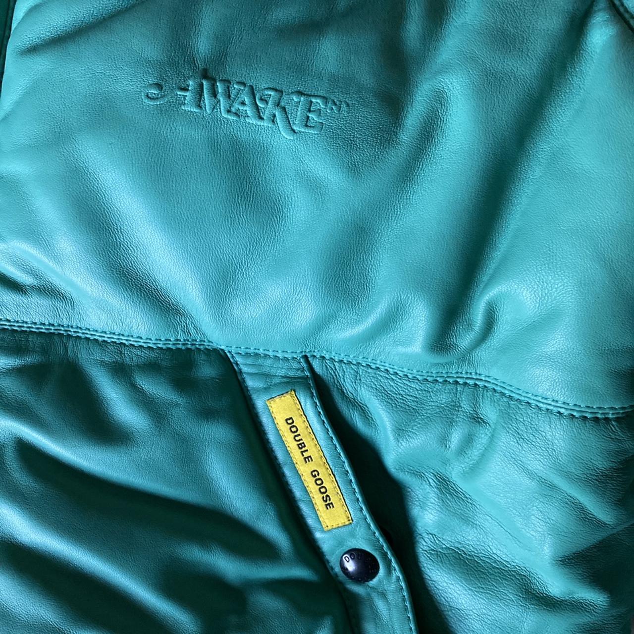 Awake x Double Goose Classic Bomber Super soft lamb... - Depop