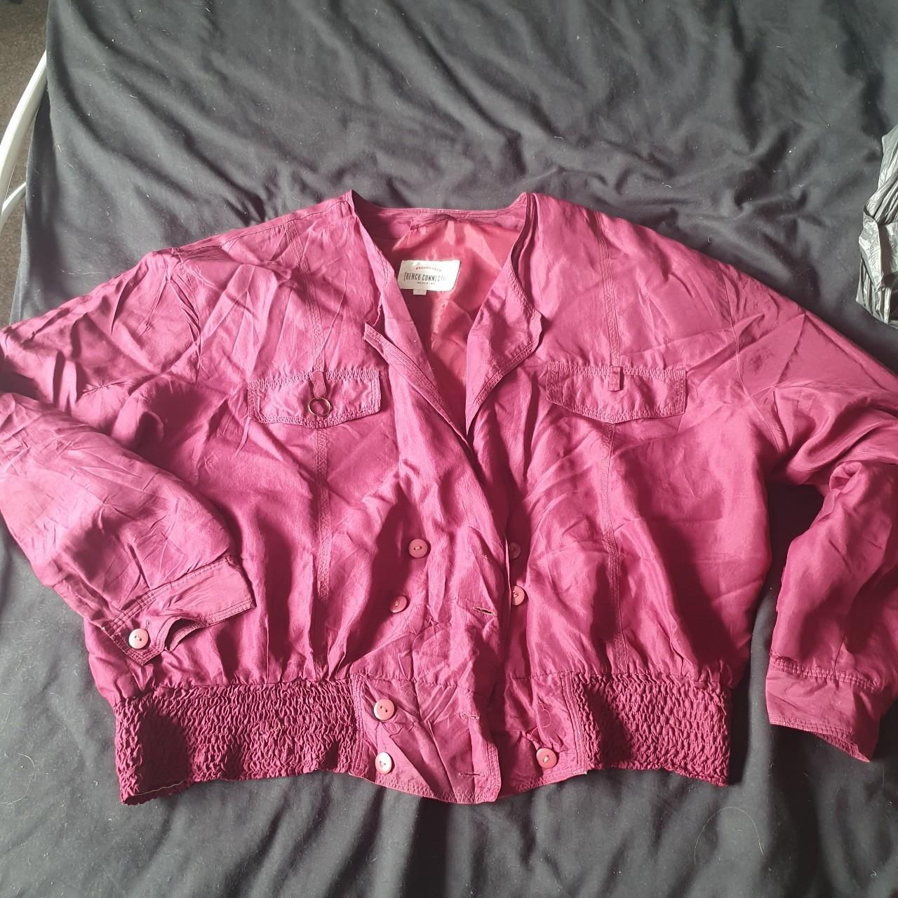 Vintage designer French Connection bomber jacket... - Depop