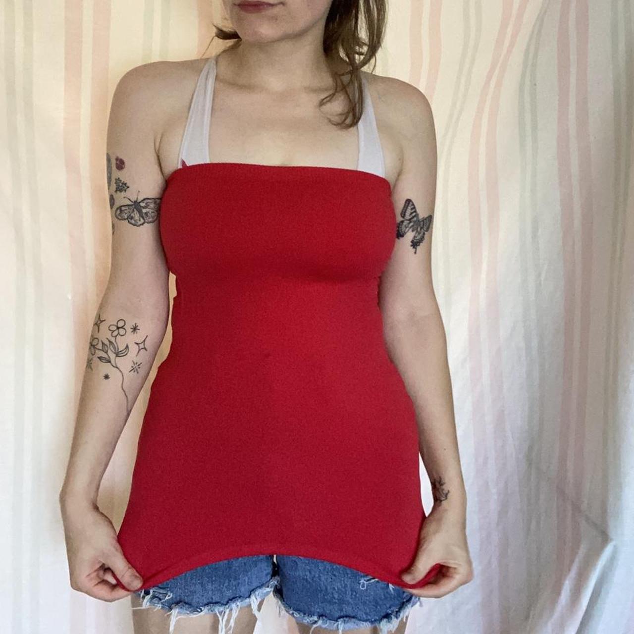 Wet Seal Women's Red Dress | Depop