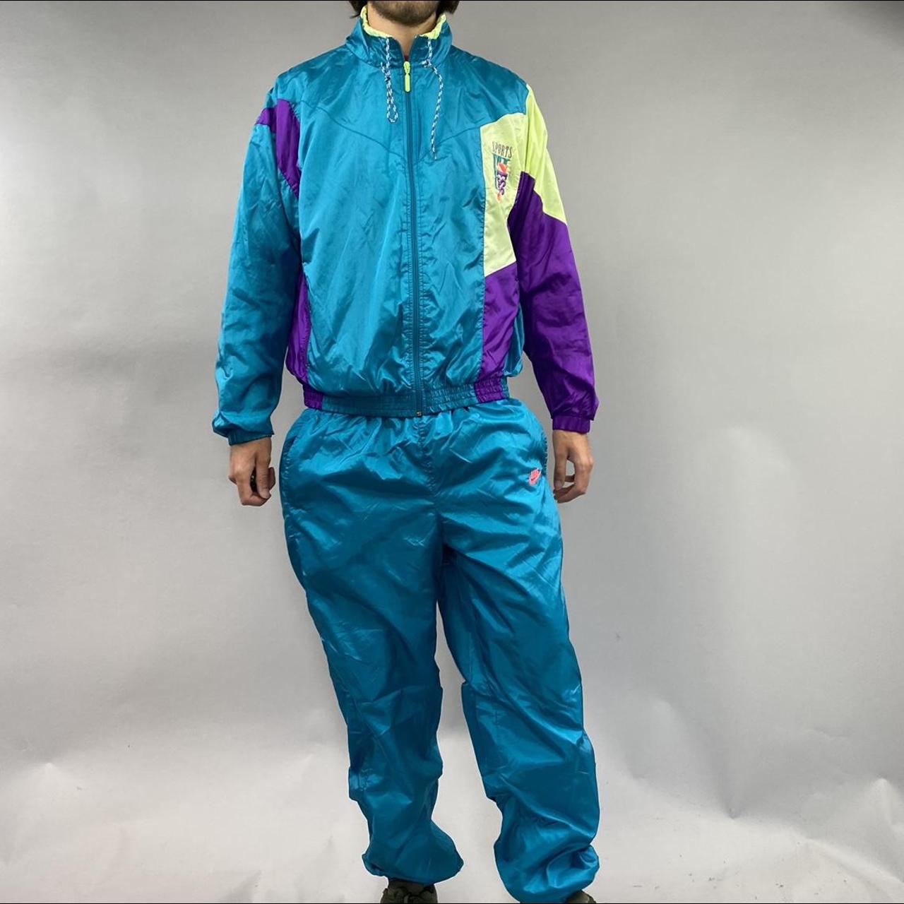 Nike vinatge shell tracksuit Size - large Pit to... - Depop