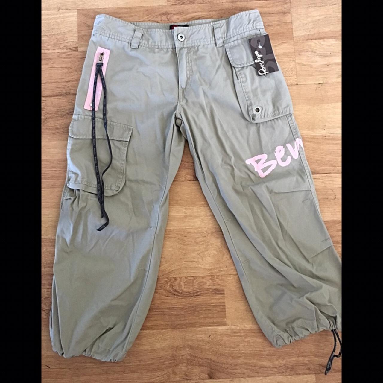 BENCH NWT Jogger style pants with light pink accents... - Depop