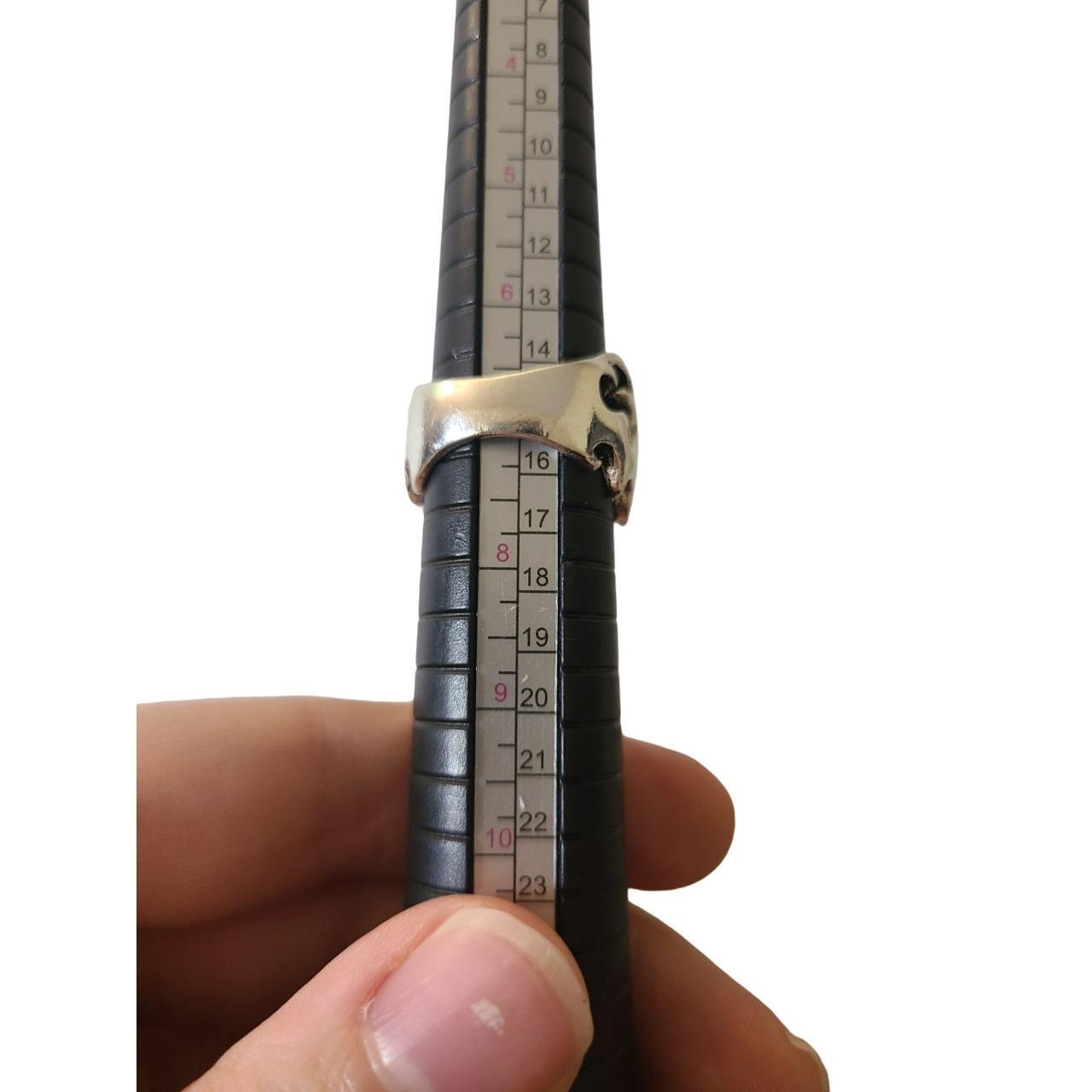 Silver fire flames ring, size 7. Make an offer.... - Depop