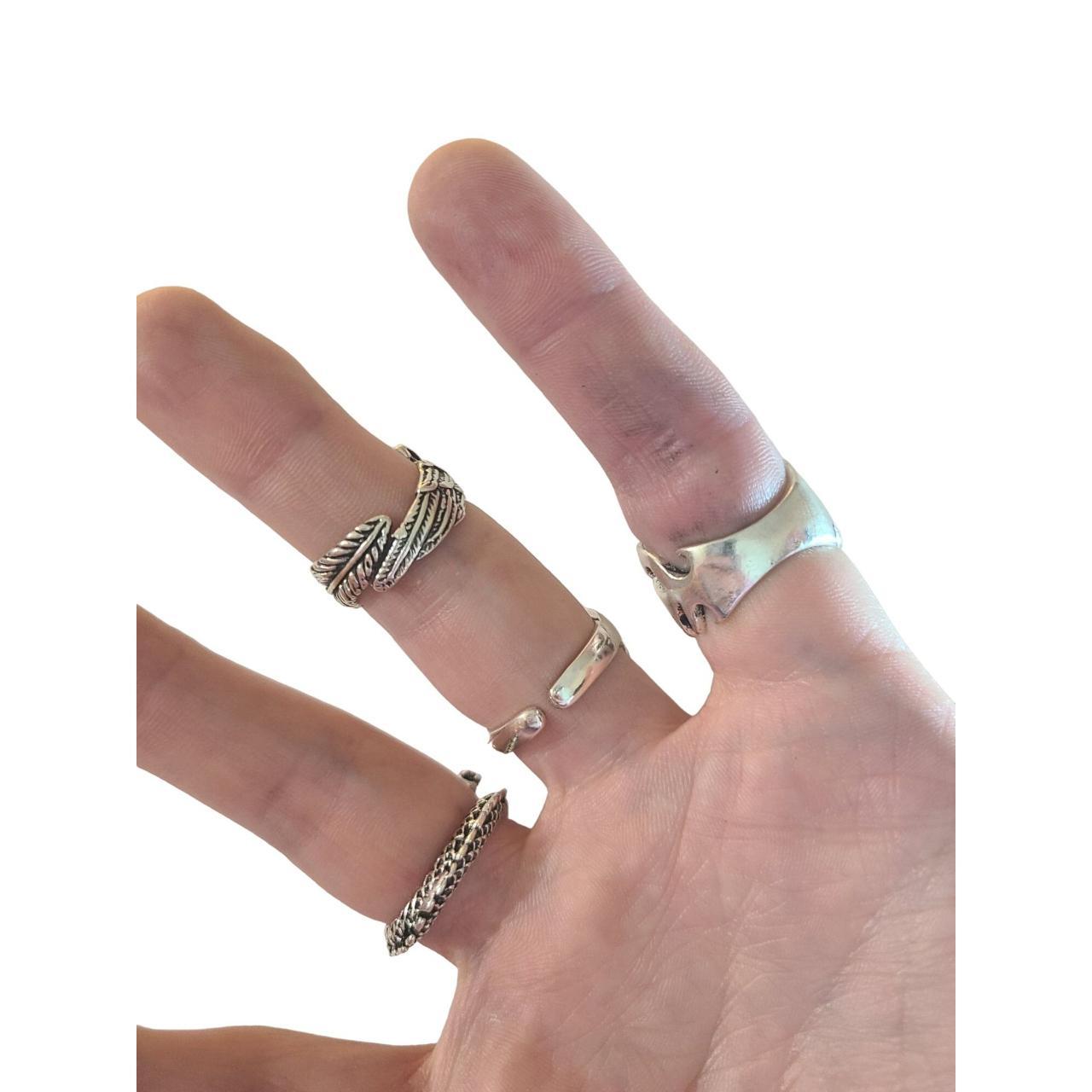 Four great rings. Made of zinc alloy. Make an offer.... - Depop