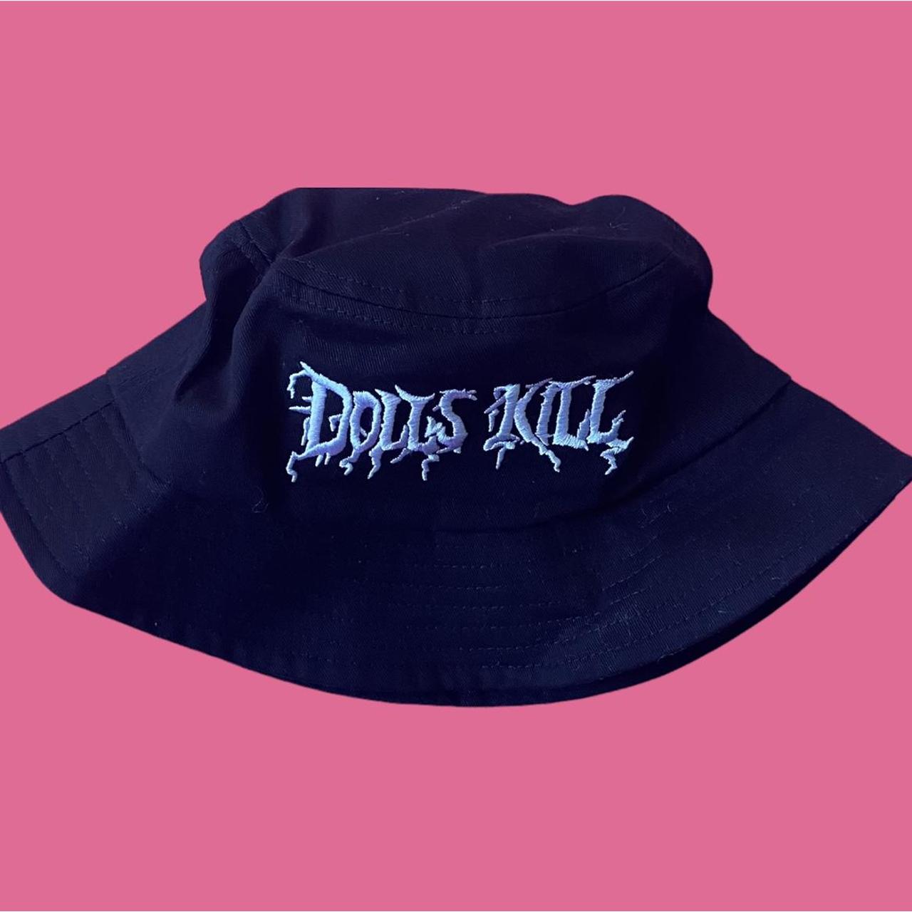 dollskill logo graphic bucket hat 🖤 brand new, never... - Depop