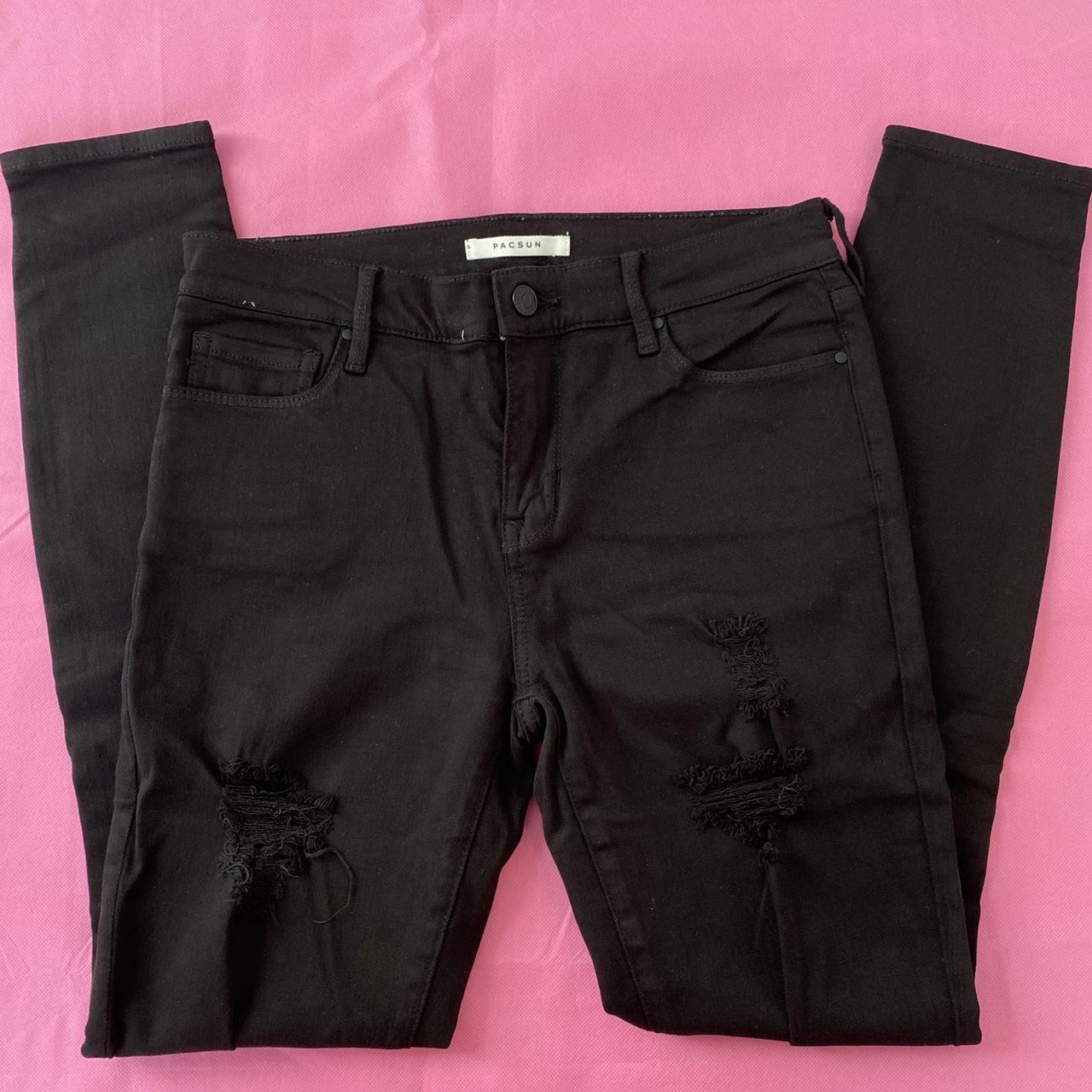 PacSun Women's Black Jeans | Depop