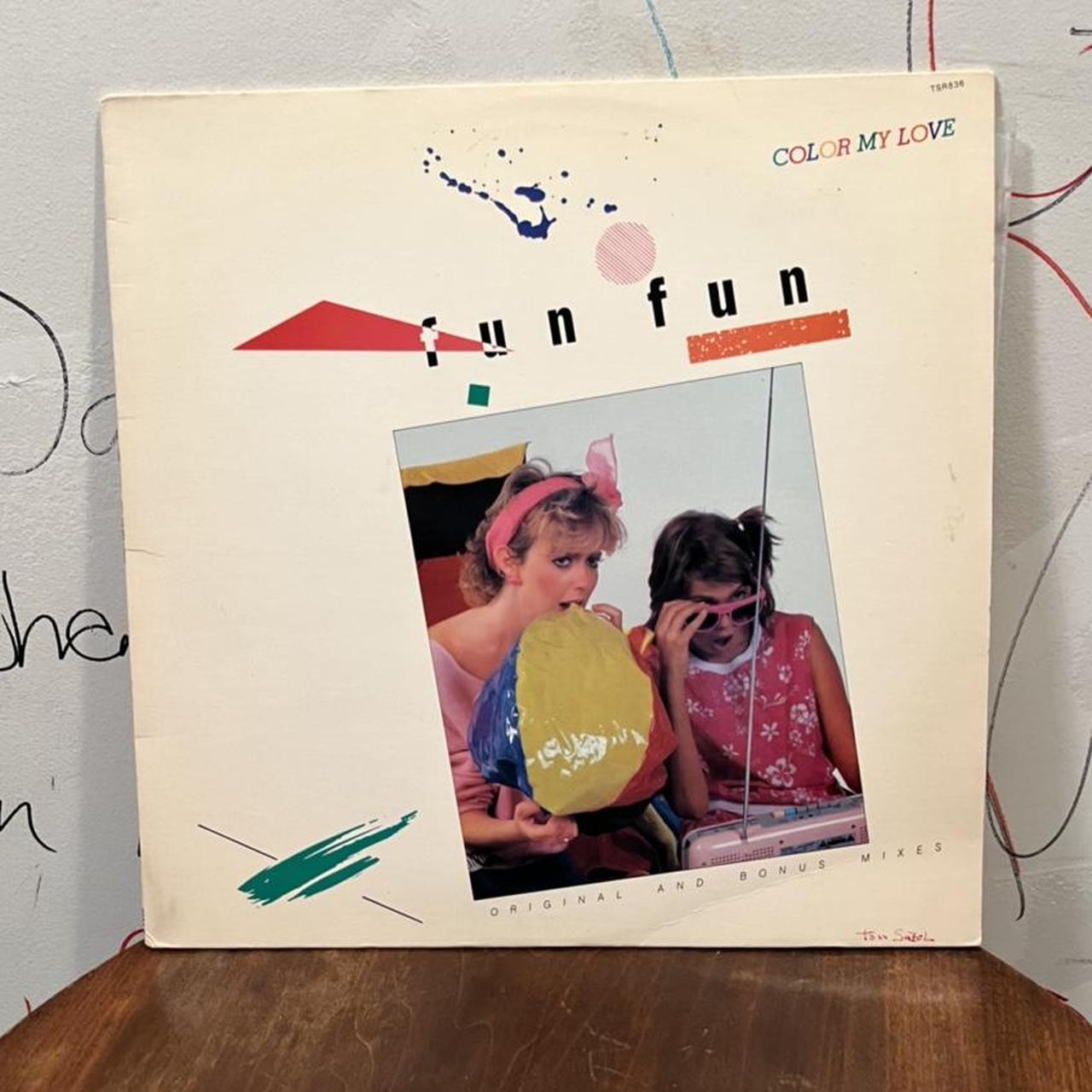 Vintage 80’s 1984 Fun Fun “Color My Love” / Remixes... - Depop