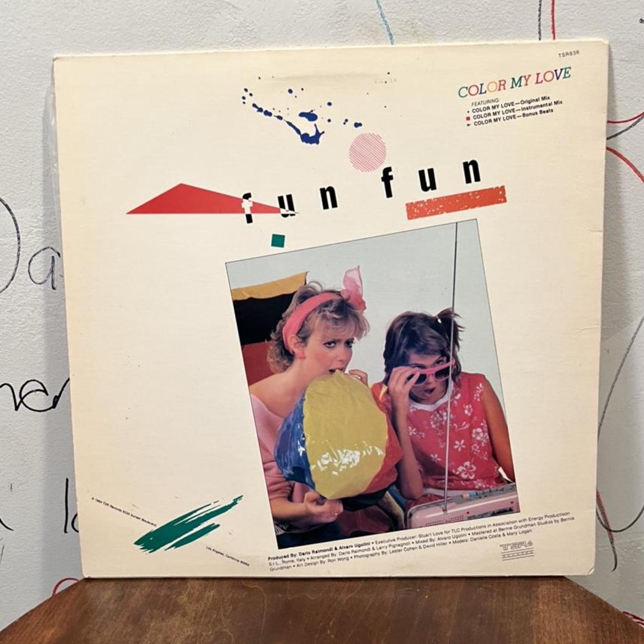 Vintage 80’s 1984 Fun Fun “Color My Love” / Remixes... - Depop