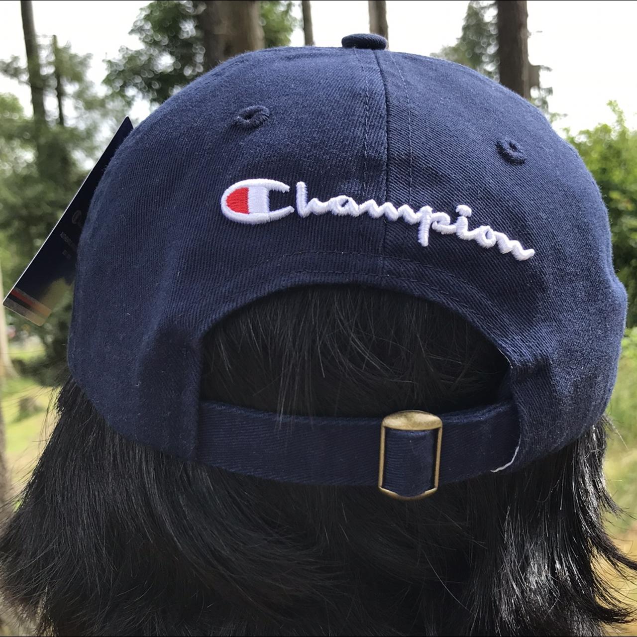 CHAMPION / OUR FATHER DAD ADJUSTABLE CAP 🧢 NAVY BLUE... - Depop