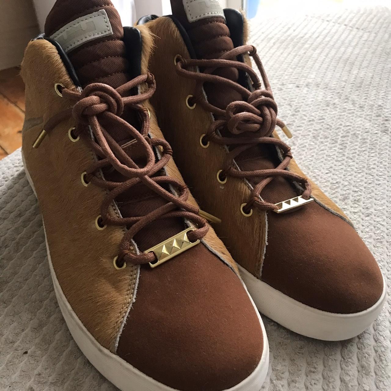 Nike Lebron James lions mane trainers size 8.5 worn... - Depop