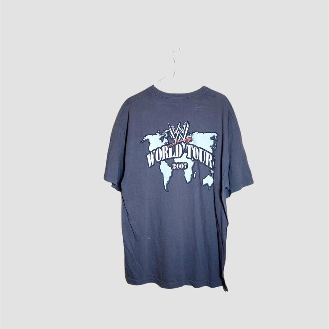 Vintage 2007 WWF/WWE World Tour T Shirt Sz XL (see... - Depop