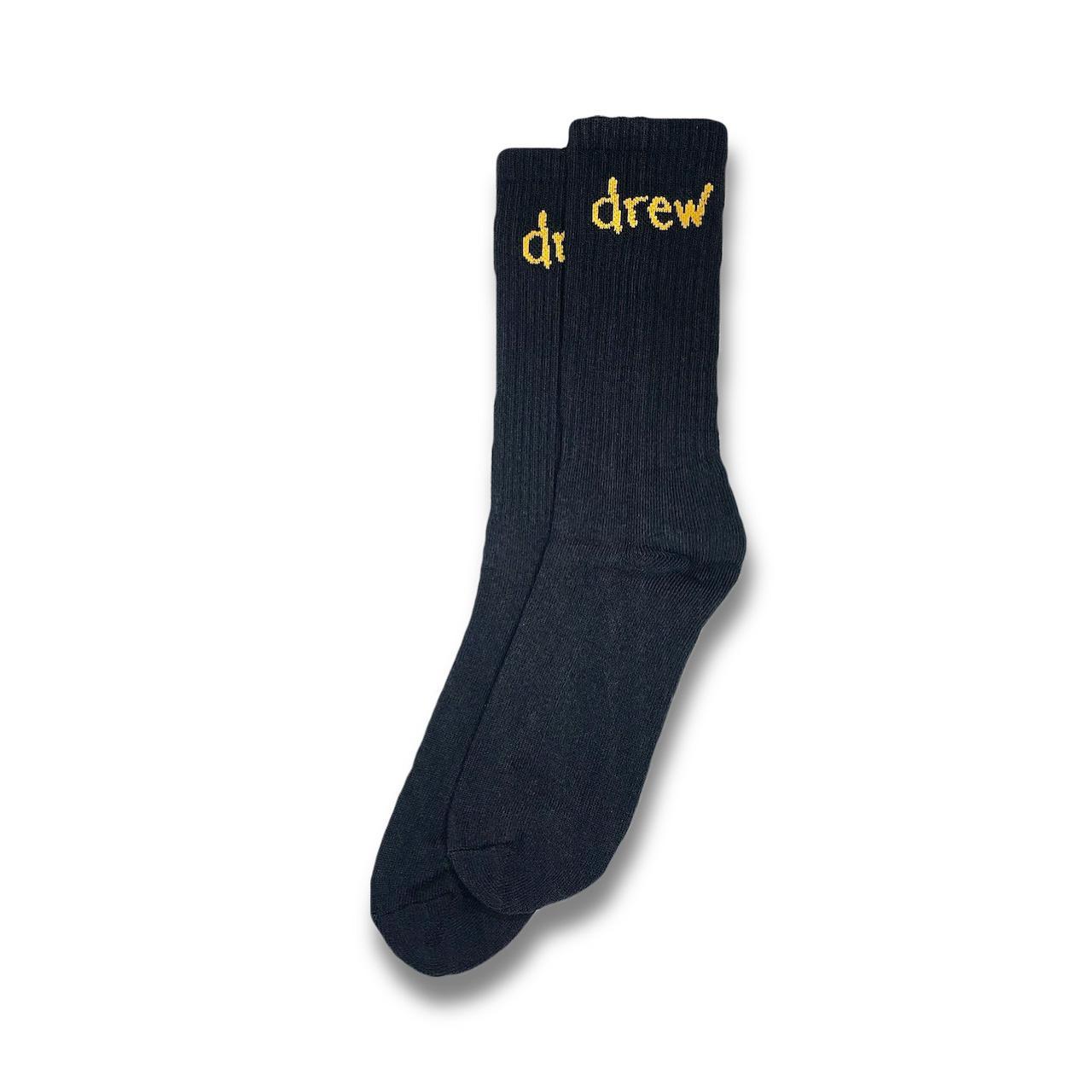 Drew House Scribble Socks Black Spring/Summer... - Depop