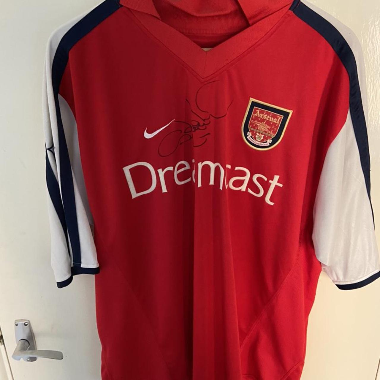 Arsenal - Silvinho match-worn Nike Premier League... - Depop