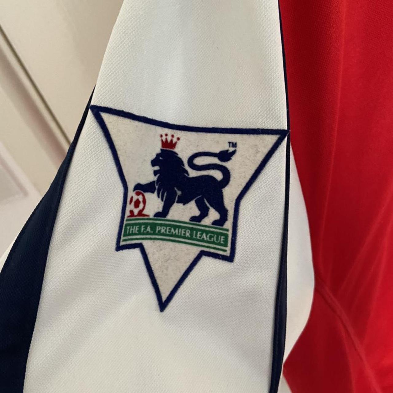 Arsenal - Silvinho match-worn Nike Premier League... - Depop