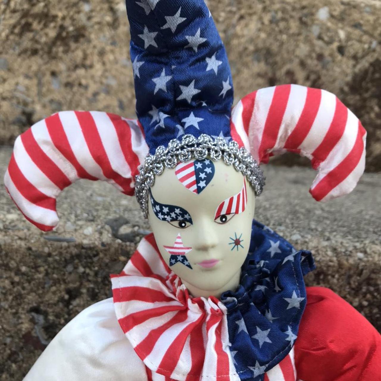 🤡Sugar Loaf USA Jester // Clown Doll 🤡 - Depop