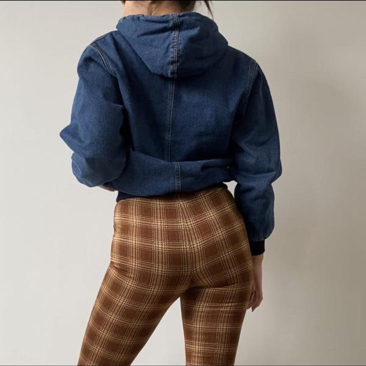 Vintage Denim Utility Jacket •sinched bottom-can... - Depop