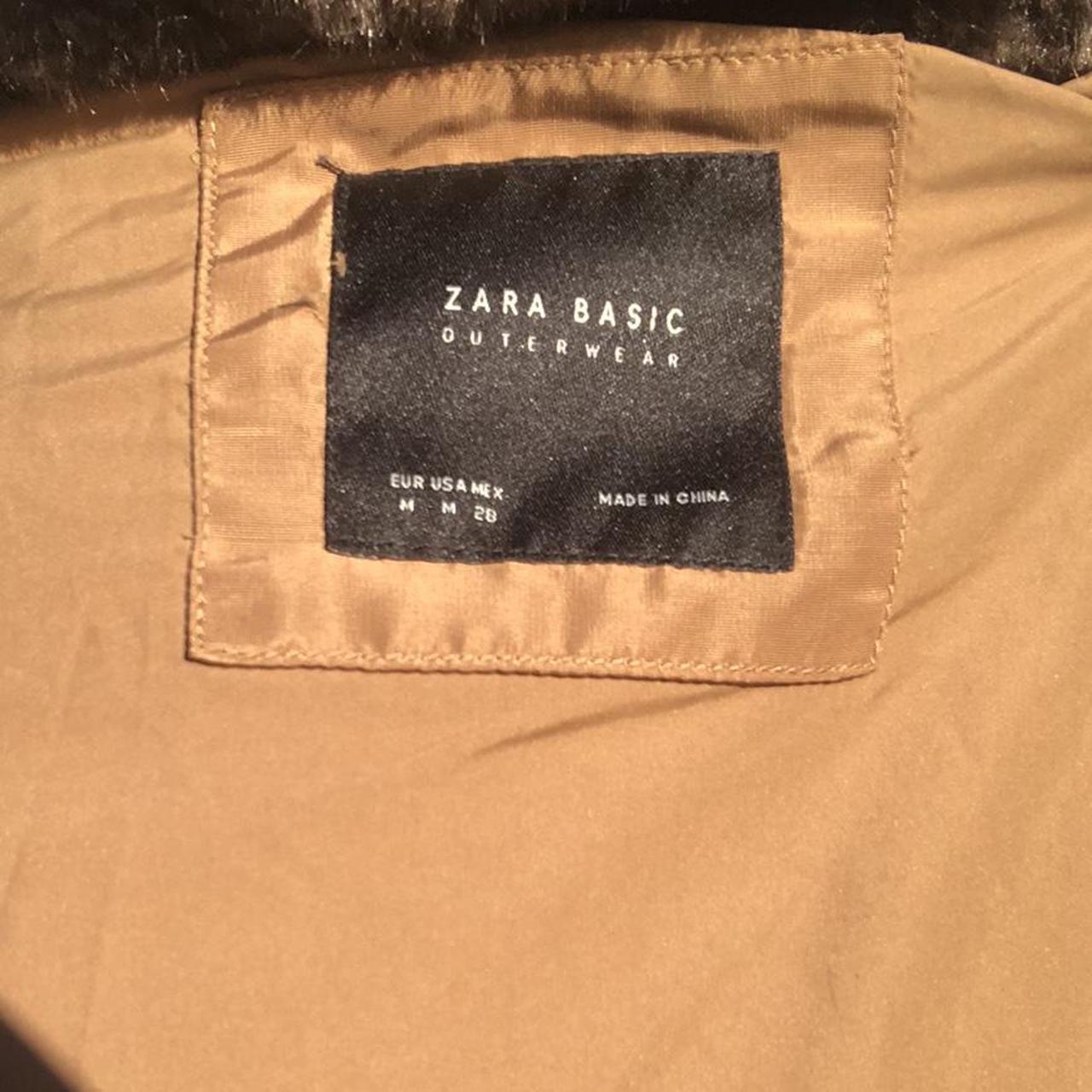 Zara Women's Tan and Brown Jacket | Depop