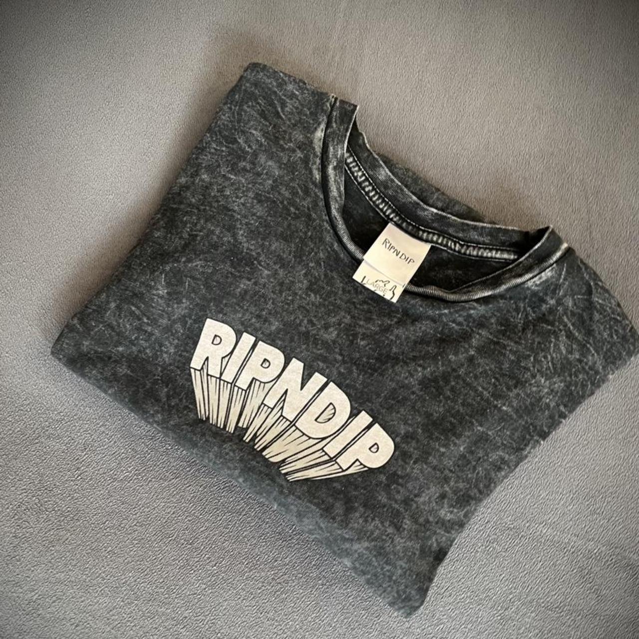 RipNDip lord Nermal double finger T-Shirt size... - Depop