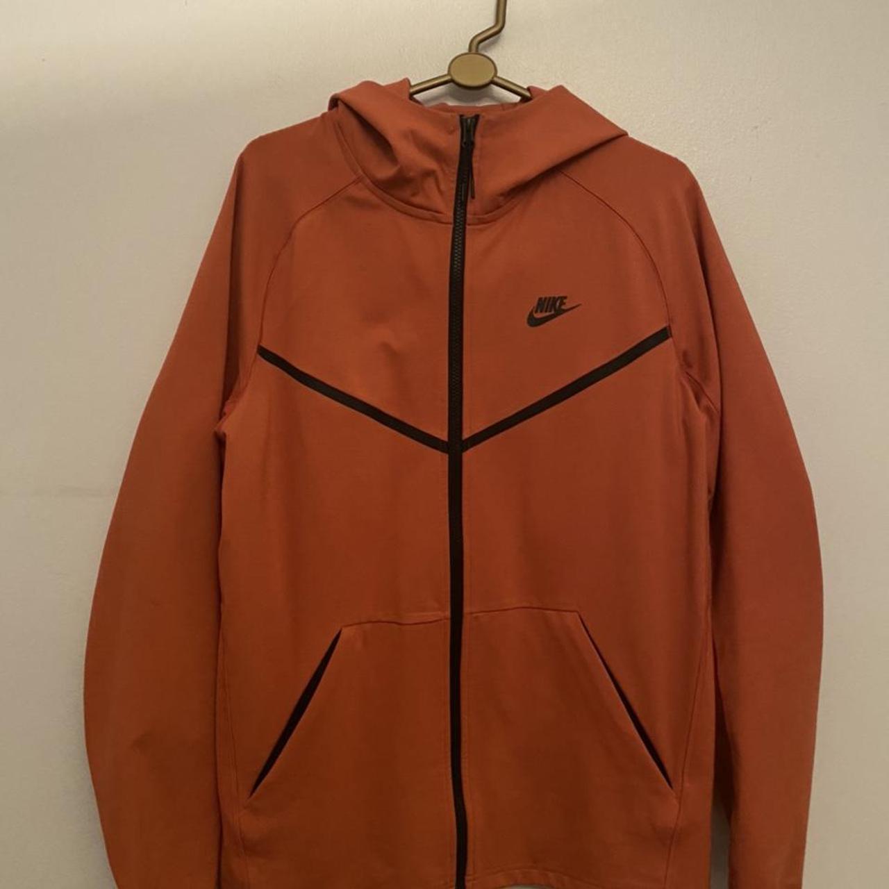 Salmon pink Nike tech tracksuit, selling as a set.... - Depop