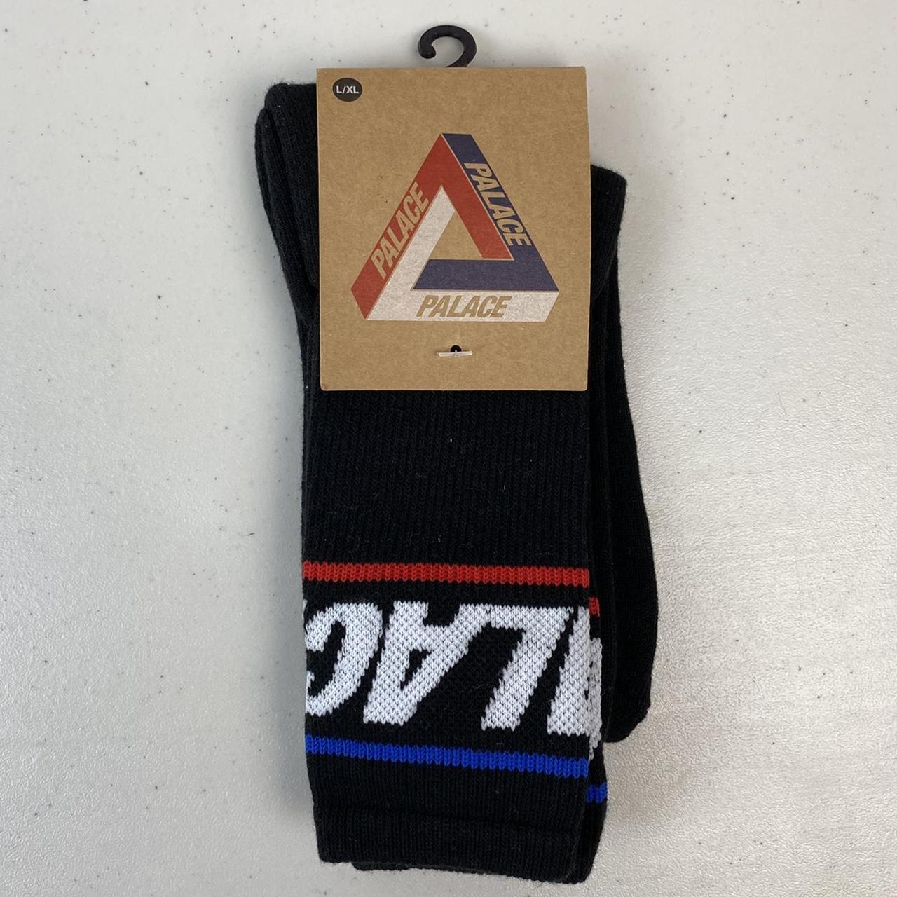 Palace Basically A Sock L/XL Black Men's Socks SS19... - Depop