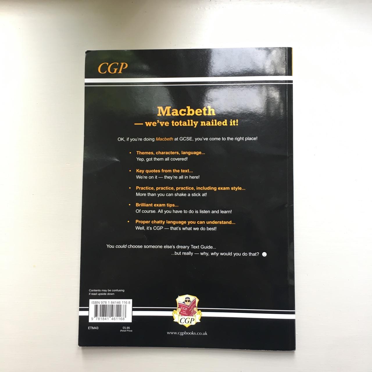 GCSE English Macbeth shakespeare study guide, used... - Depop