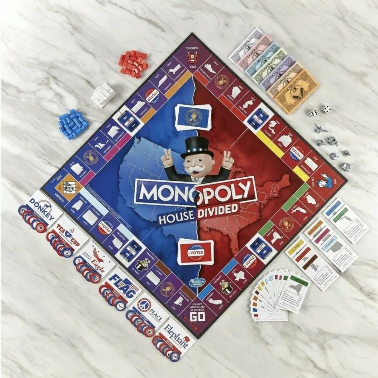 Monopoly House Divided Board Game Political... - Depop