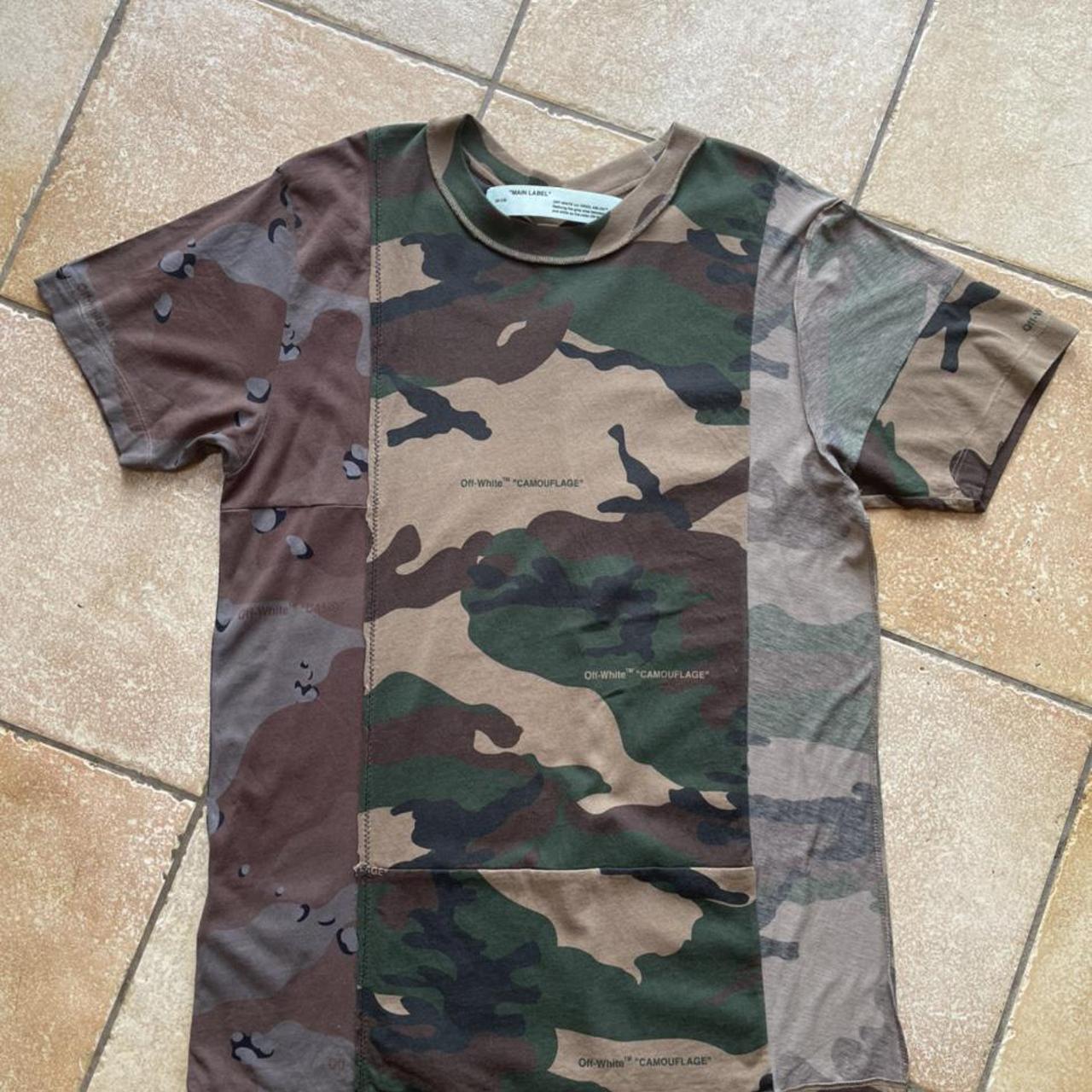 OFF-WHITE Camo Top Size - Medium Only out the... - Depop