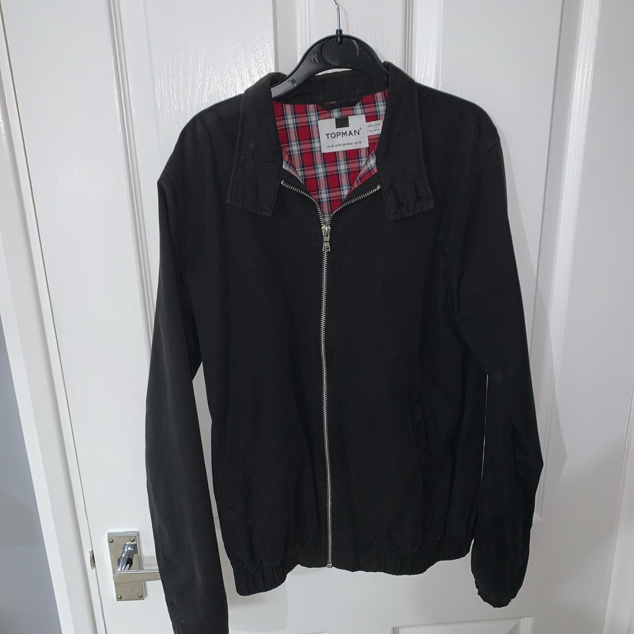 Topman Black Harrington jacket. Size XS fits true to... - Depop