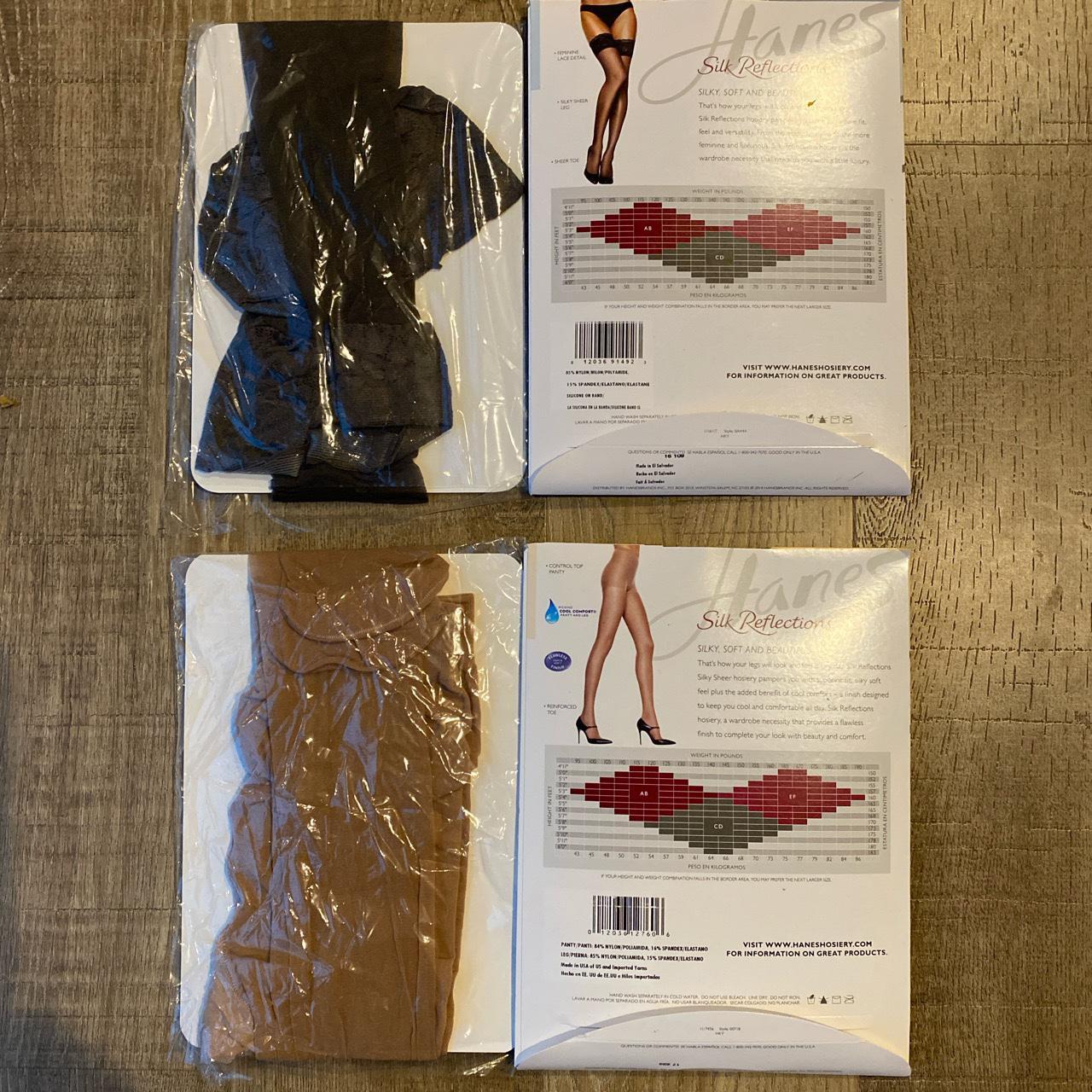 Hanes. Silk Reflections pantyhose/hosiery/nylons.... - Depop