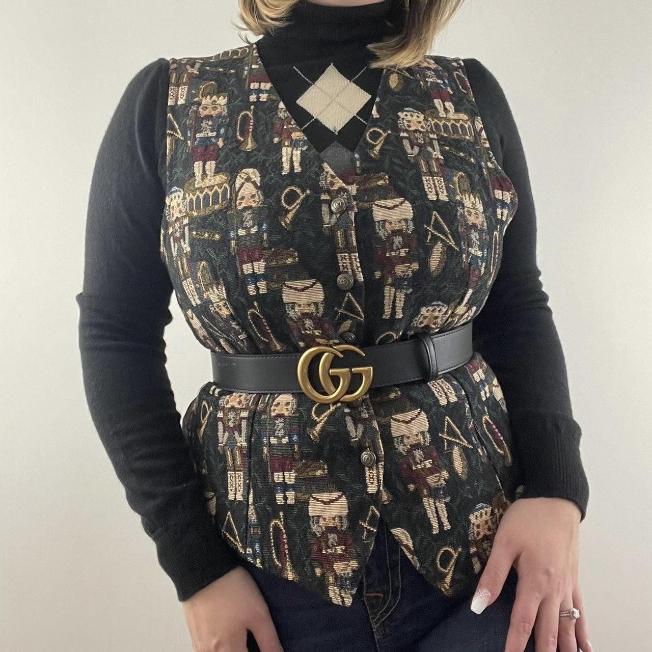 WHITE STAG Vintage Nutcracker Ugly Christmas Holiday... - Depop