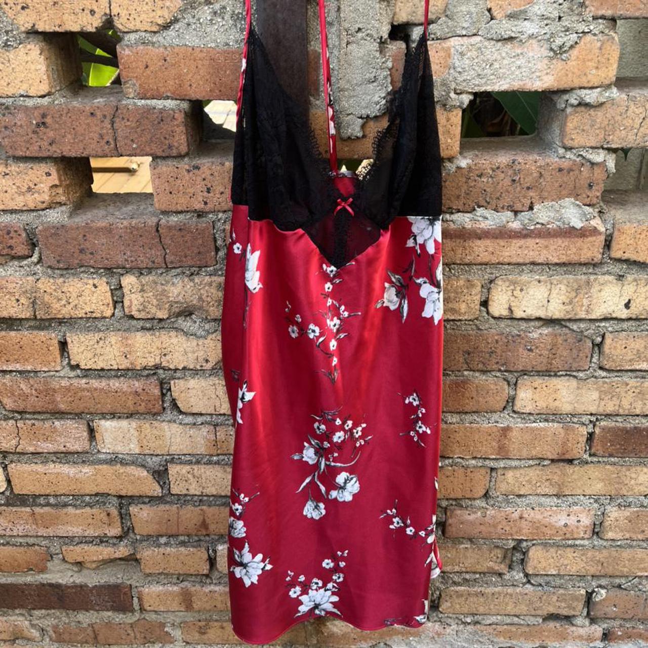 Apt. 9 Women's Red and Black Robe | Depop